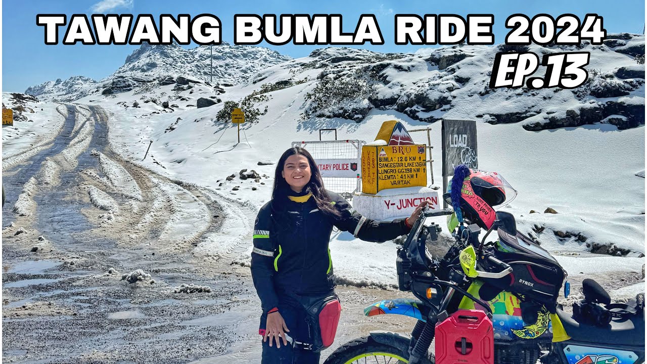 Adventure Ride To Tawang-Bumla Pass Start😍Arunachal Pradesh, RiderGirl Vishakha🇮🇳 - YouTube