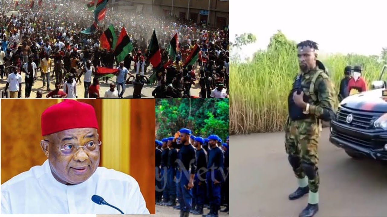 Heavily Armëd Biafra Army Surrender To Hope Uzodinma In Imo State For ...