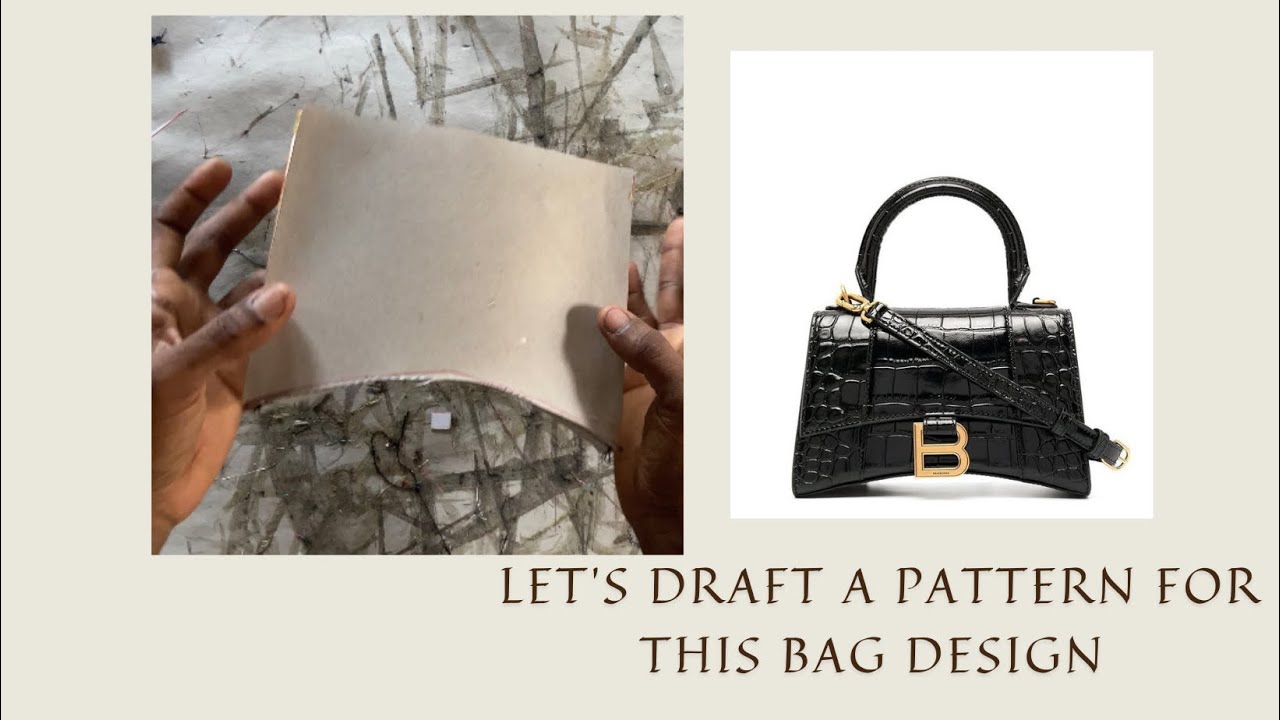 PATTERN DRAFTING / BAG MAKING/ HOW TO DRAFT A BAG PATTERN/ HOW TO MAKE ...