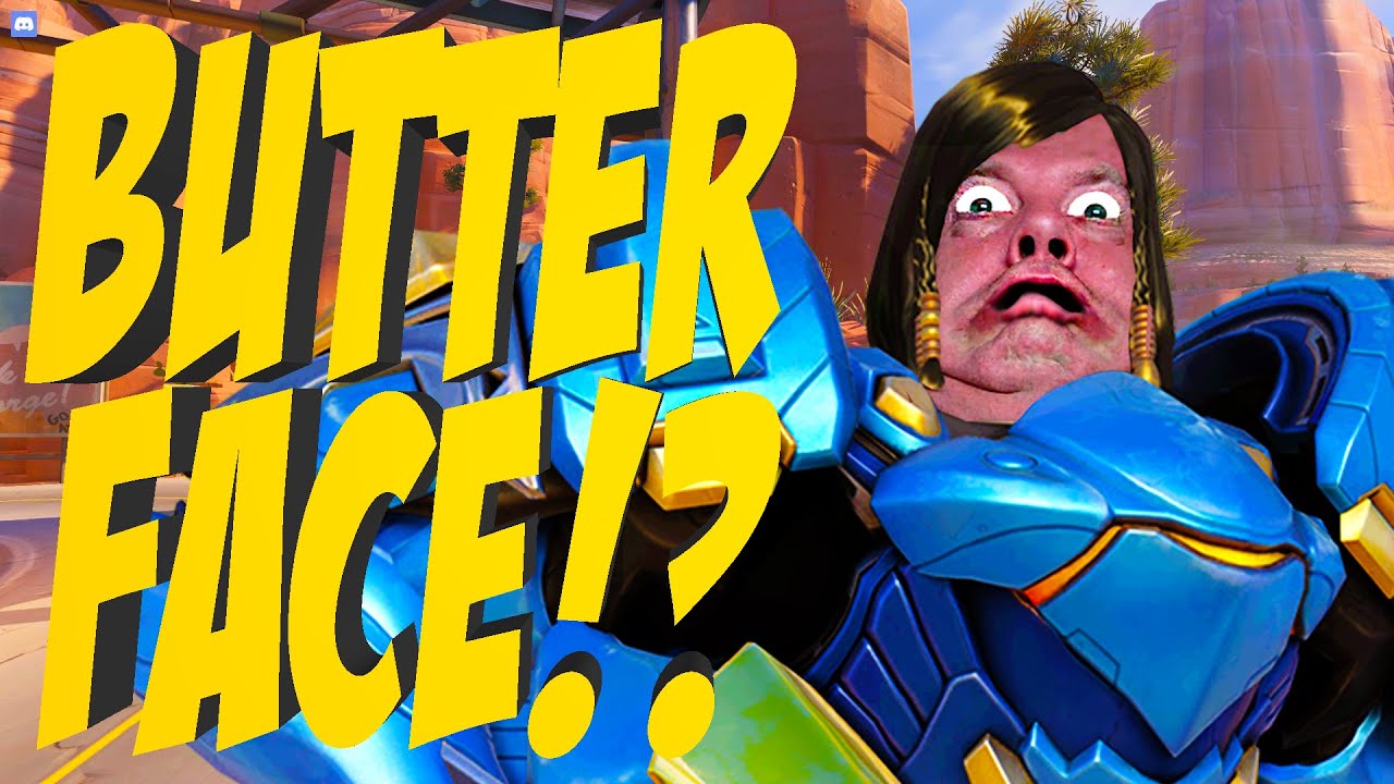 BUTTER FACE!? - Rage - Overwatch Funny Moments / Zaplin - YouTube