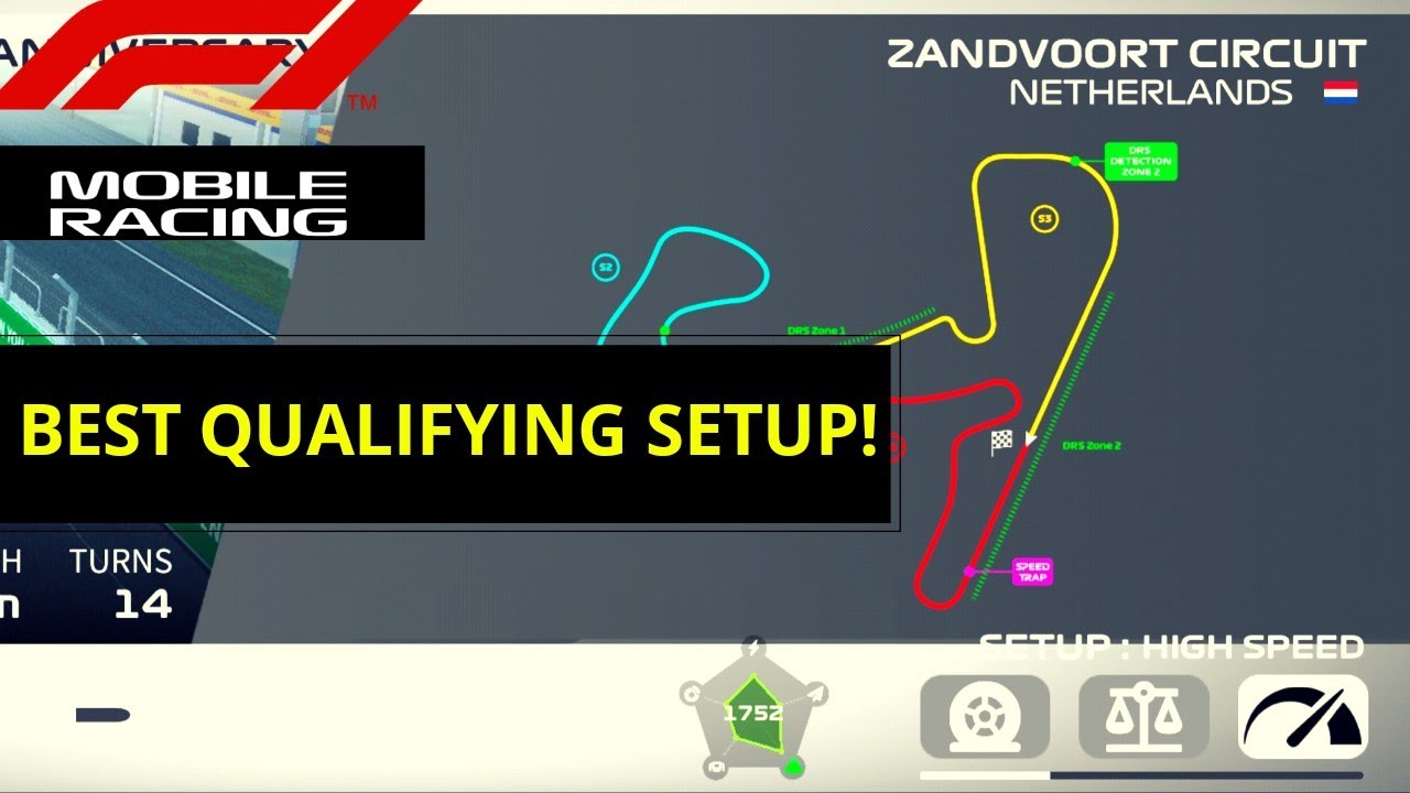 F1 Mobile Best Qualifying Setup for Zandvoort! - YouTube