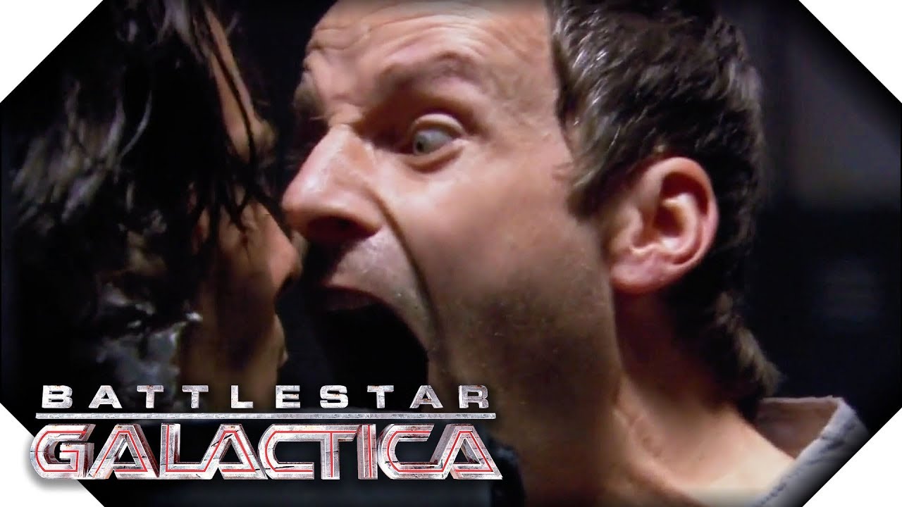 Battlestar Galactica | Gaius Baltar Attacked - YouTube