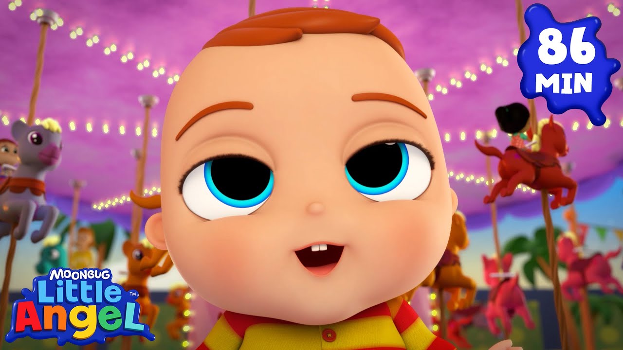 I Lost Mommy & Daddy? | Little Angel | Kids Cartoon Show | Toddler ...