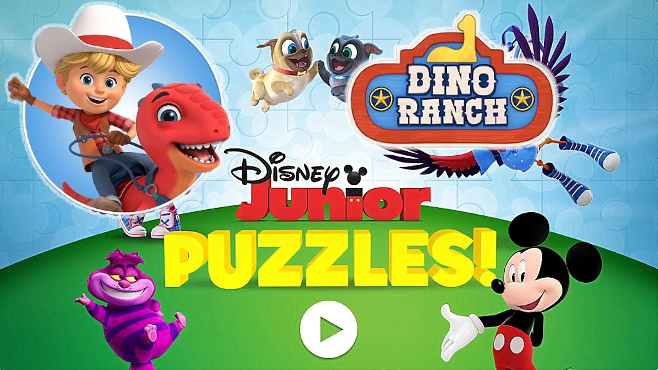 Disney Junior Puzzles! | Dino Ranch - YouTube