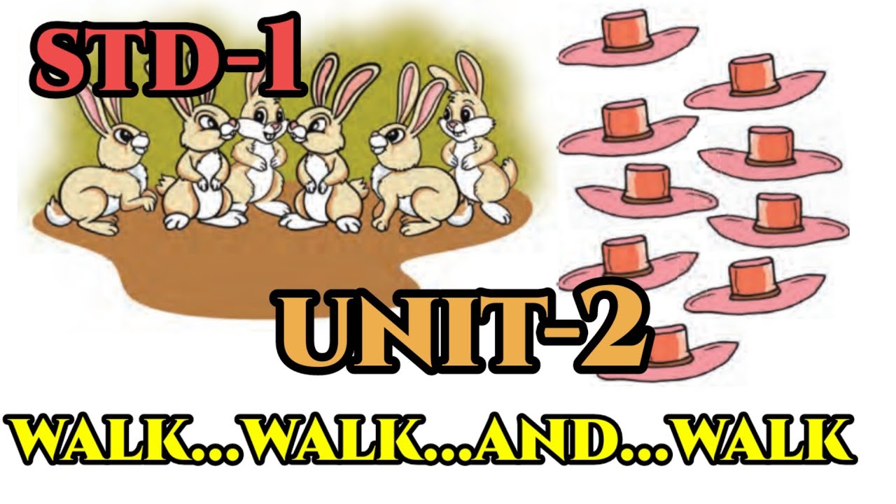 1st std maths ,unit-2, walk walk and walk - YouTube