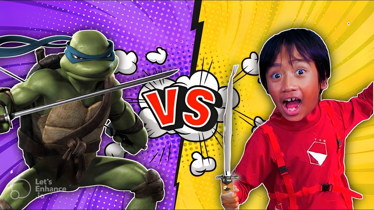 Tag with ryan Vs Teenage mutant ninja turtle run Gameplay | Ryan world ...