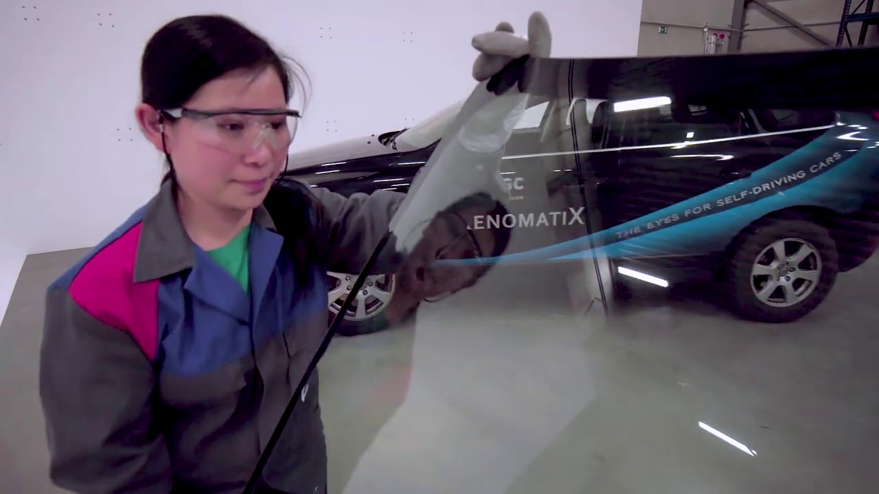 A true solid-state LiDAR behind a windshield: XenomatiX and AGC - YouTube