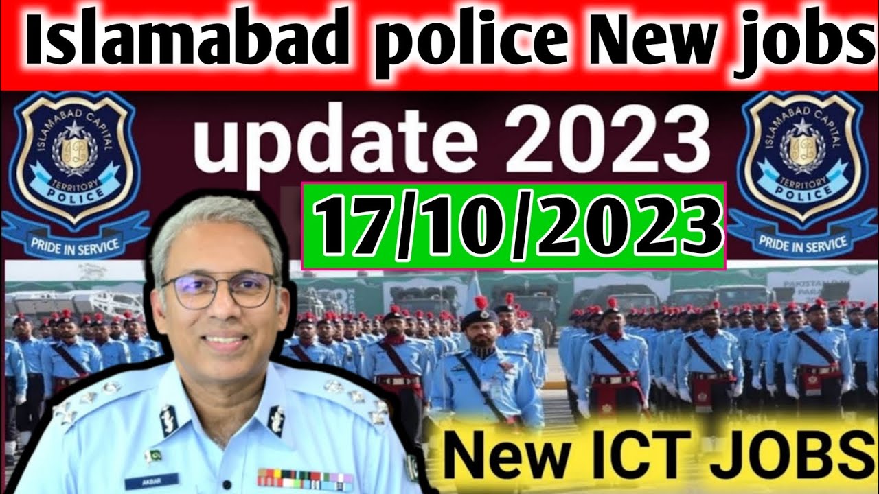 Islamabad police new jobs update 2023|ICT police new jobs|Government ...