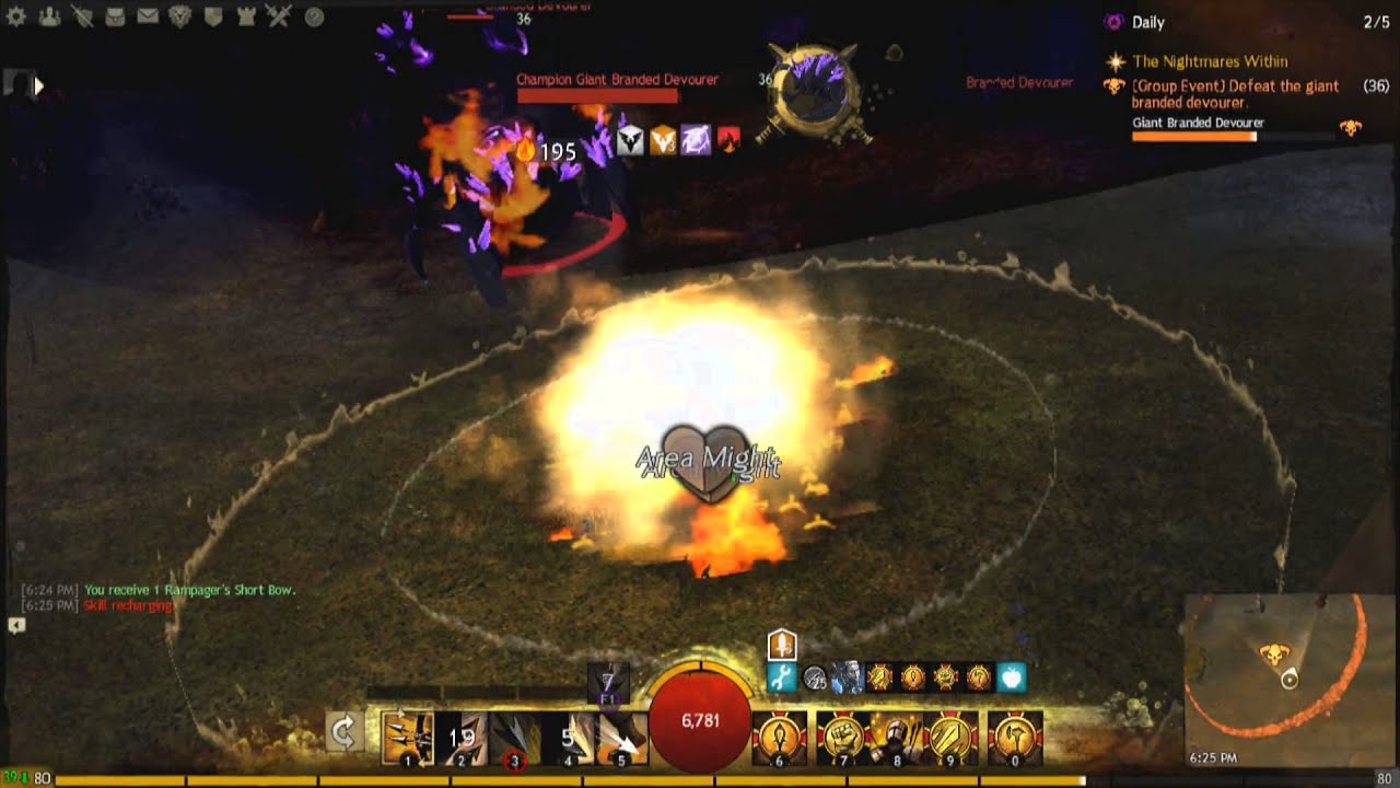 GW2 Soloing Champ Devourer Using Xbox 360 Controller - YouTube