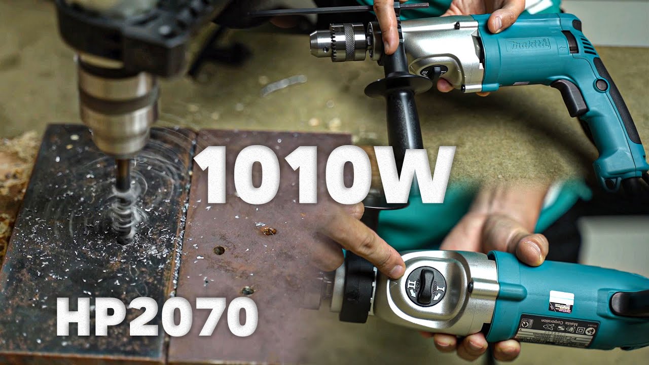 Máy Khoan Búa 2 Tốc độ 1010W, vòng chỉnh tốc, LED báo lỗi, Khoan CỰC KÌ SƯỚNG | Makita HP2070 ...