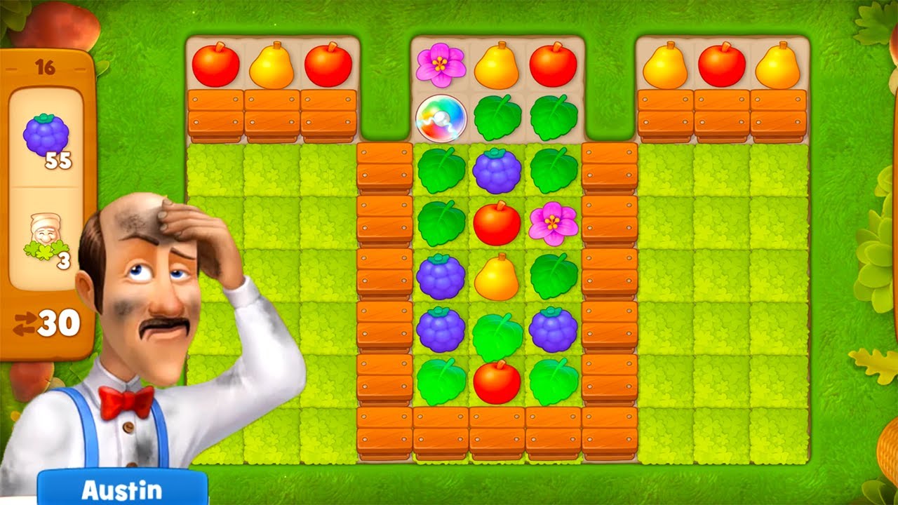 Gardenscapes - A Matching Puzzle Garden Gameplay Walkthrough Day 3 ...