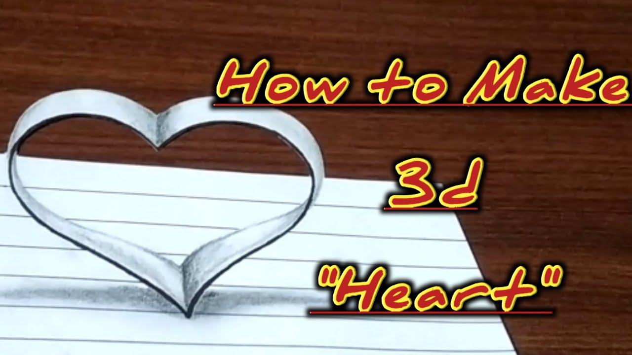 How to make 3d heart on paper | Easy to Learn - YouTube