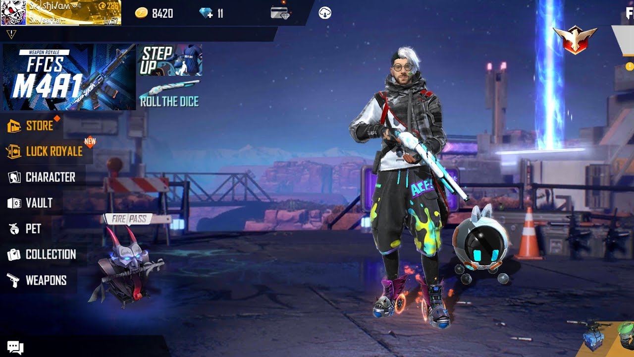 Free fire rear bundel (permanent legendary gun skin's)2021 New Video ...