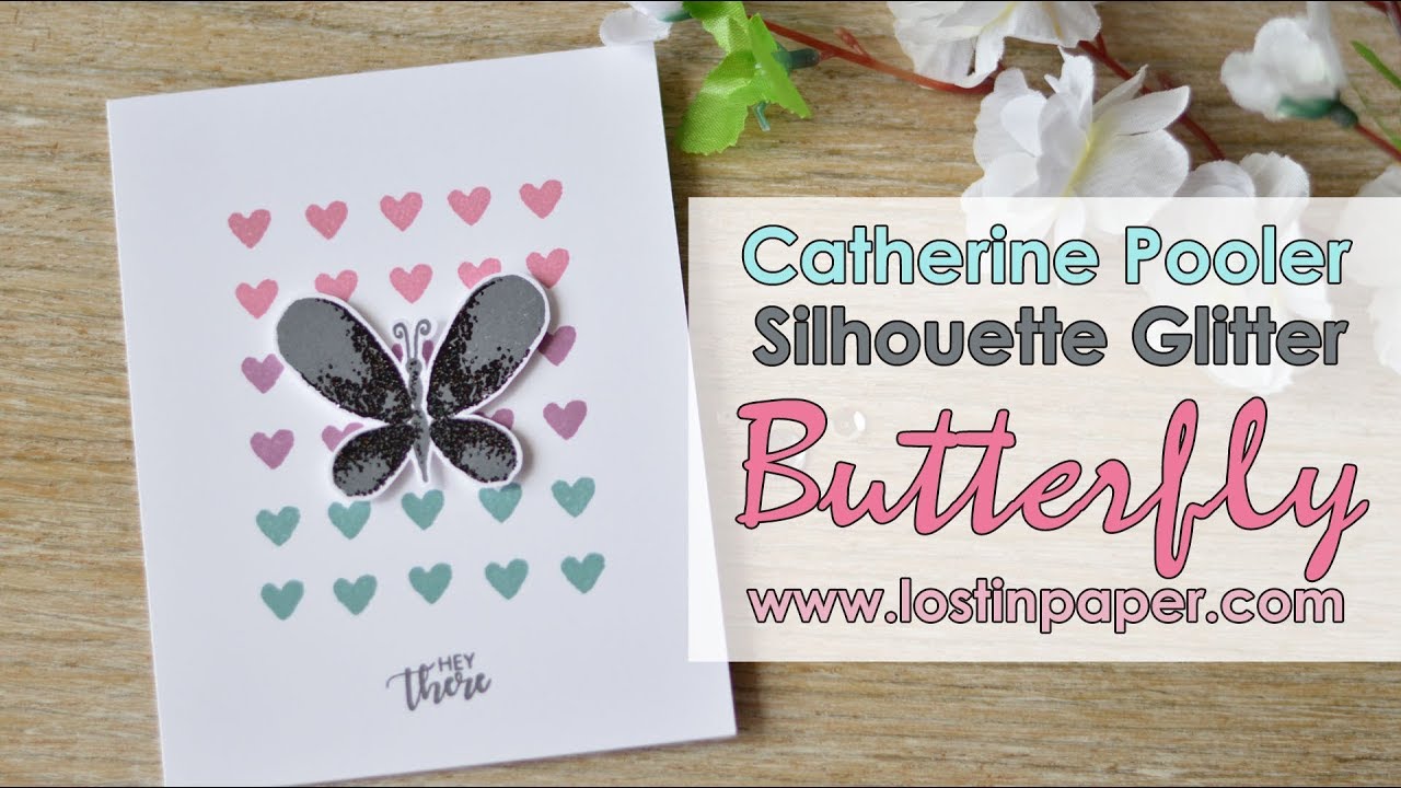 Silhouette Glittery Butterfly - Introducing Catherine Pooler at Ellen ...