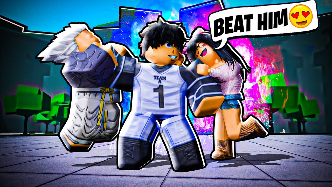 I Hired An E-GIRL To Play With Me In Roblox The Strongest Battlegrounds ...