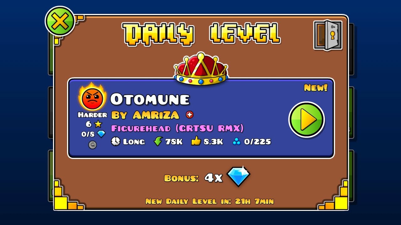 【Geometry Dash】I've got my first daily level! - YouTube