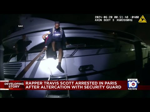 Police body camera footage of Travis Scott Miami arrest released