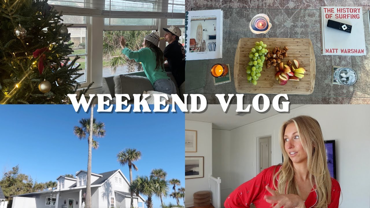 VLOG: chill weekend at home in Florida, prepping for guests, xmas ...