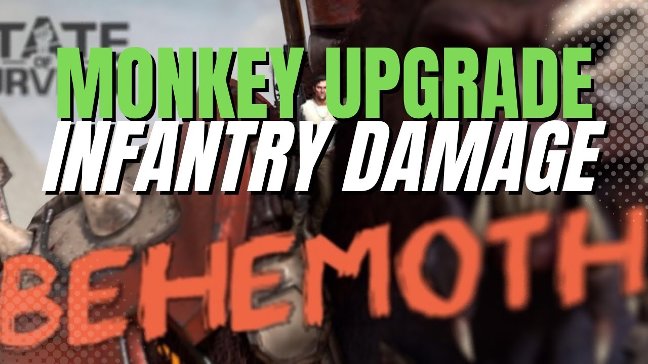 MONKEY UPGRADE | INFANTRY DAMAGE ALL THE WAY - YouTube