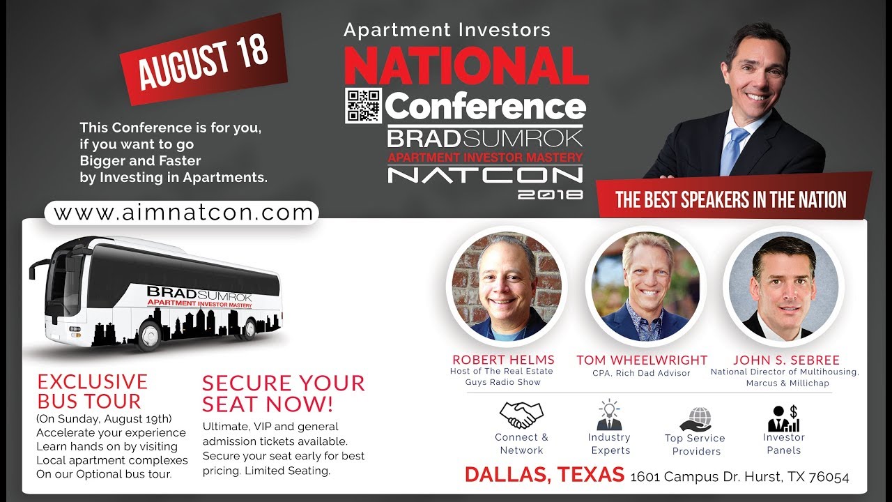Apartment Investor National Conference - AIMNATCON with Brad Sumrok ...