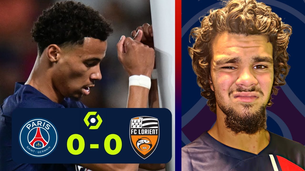 PSG 0-0 FC Lorient • Ligue 1 Uber Eats [INSTANT MATCH REACTION] - YouTube