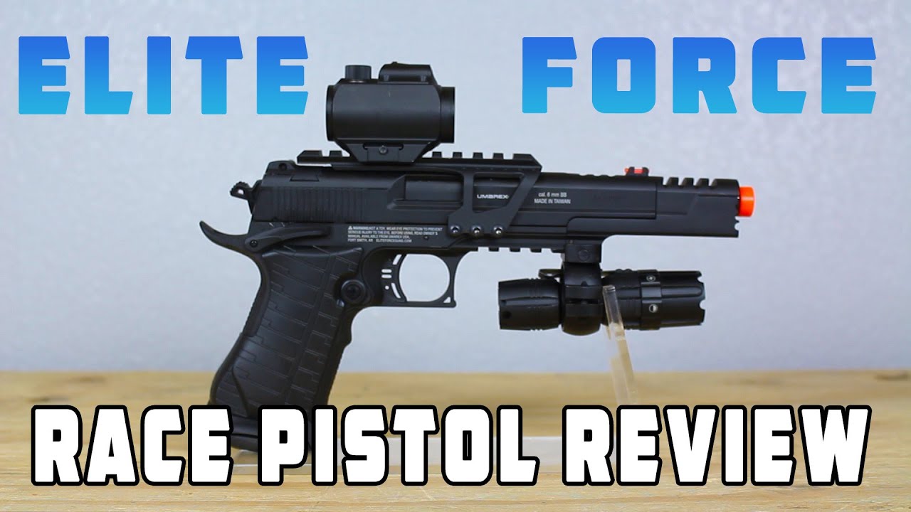 Elite Force Race Pistol Airsoft Review - YouTube