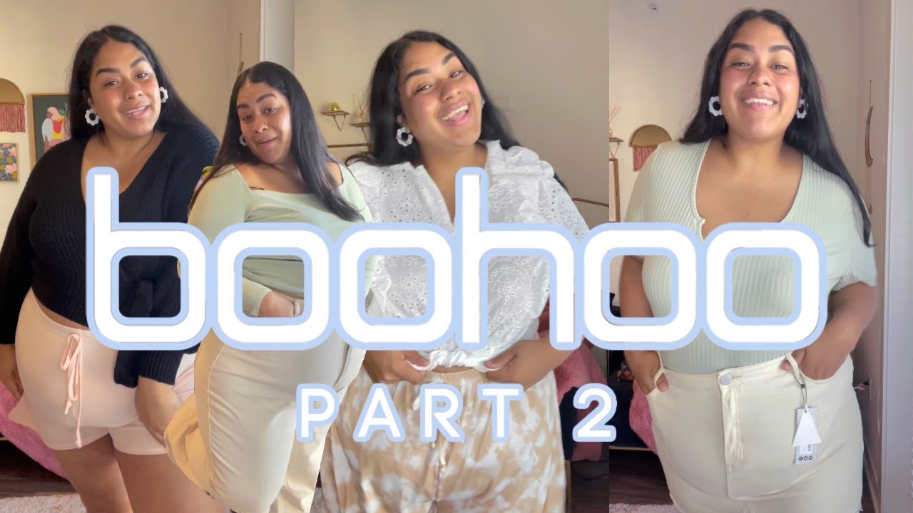 Boohoo Plus Size + Curve Try On Haul ⎮ Spring 2021 - Part 2 - YouTube