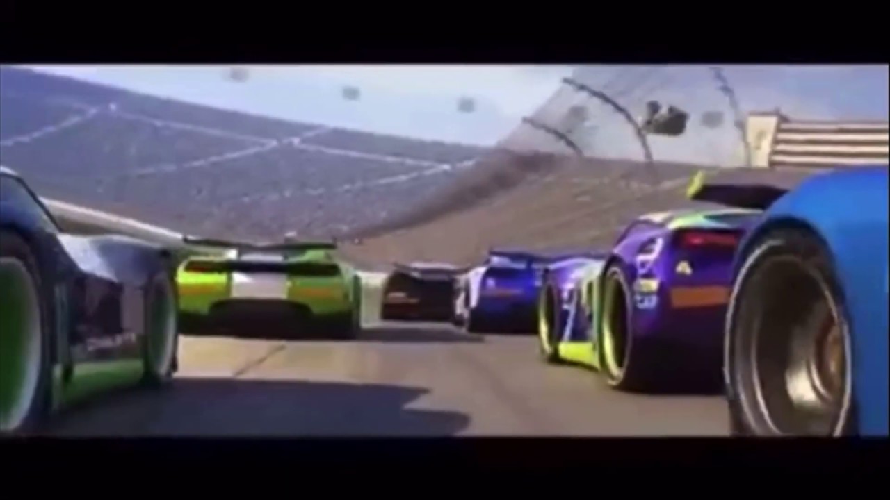 Cars 3 Crash Scene Low Quality Low Tone - YouTube
