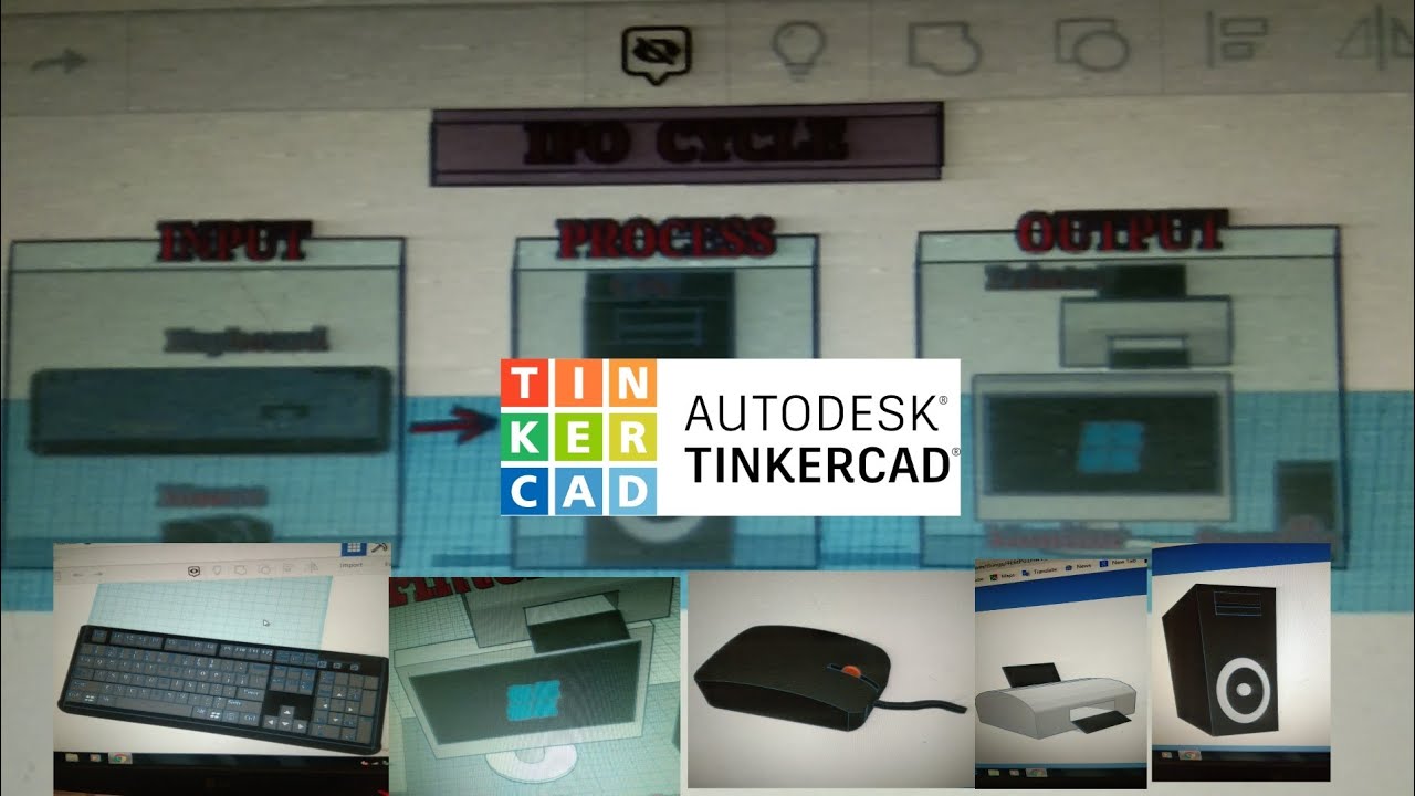 #IPOCycle #3Ddesign#Tinkercad#keyboard #mouse#Monitor#CPU#Printer - YouTube