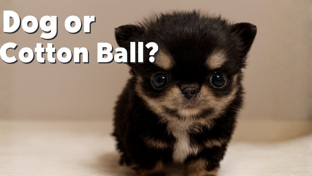 Tiny Chihuahua or a Fluffy Little Cotton Ball? You Decide! 🐶☁️😍 - YouTube