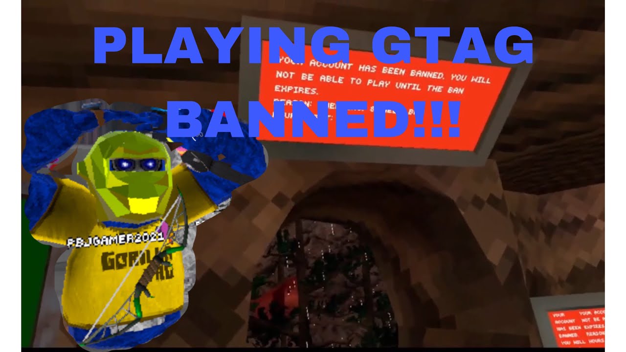 PLAYING GTAG WHILE BANNED!!! #vr #gorillatag - YouTube