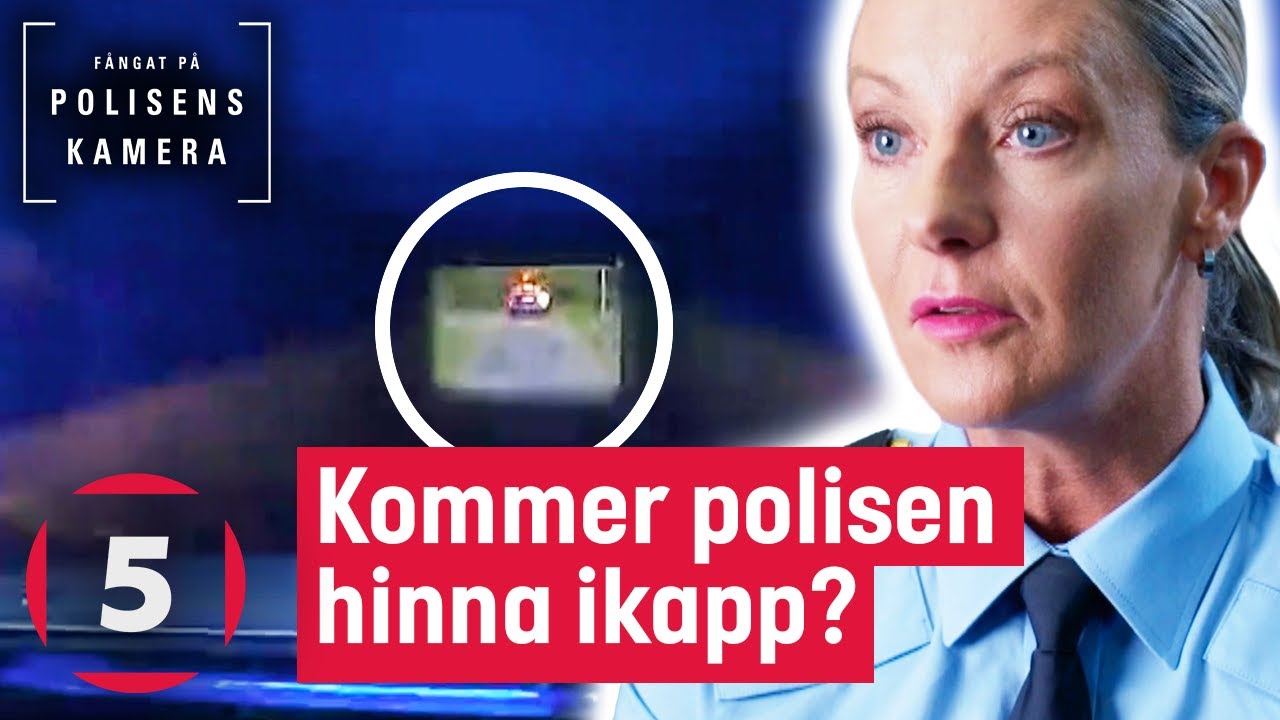 Är detta Sveriges snabbaste biljakt?! | Fångat på polisens kamera | Kanal 5 Sverige - YouTube