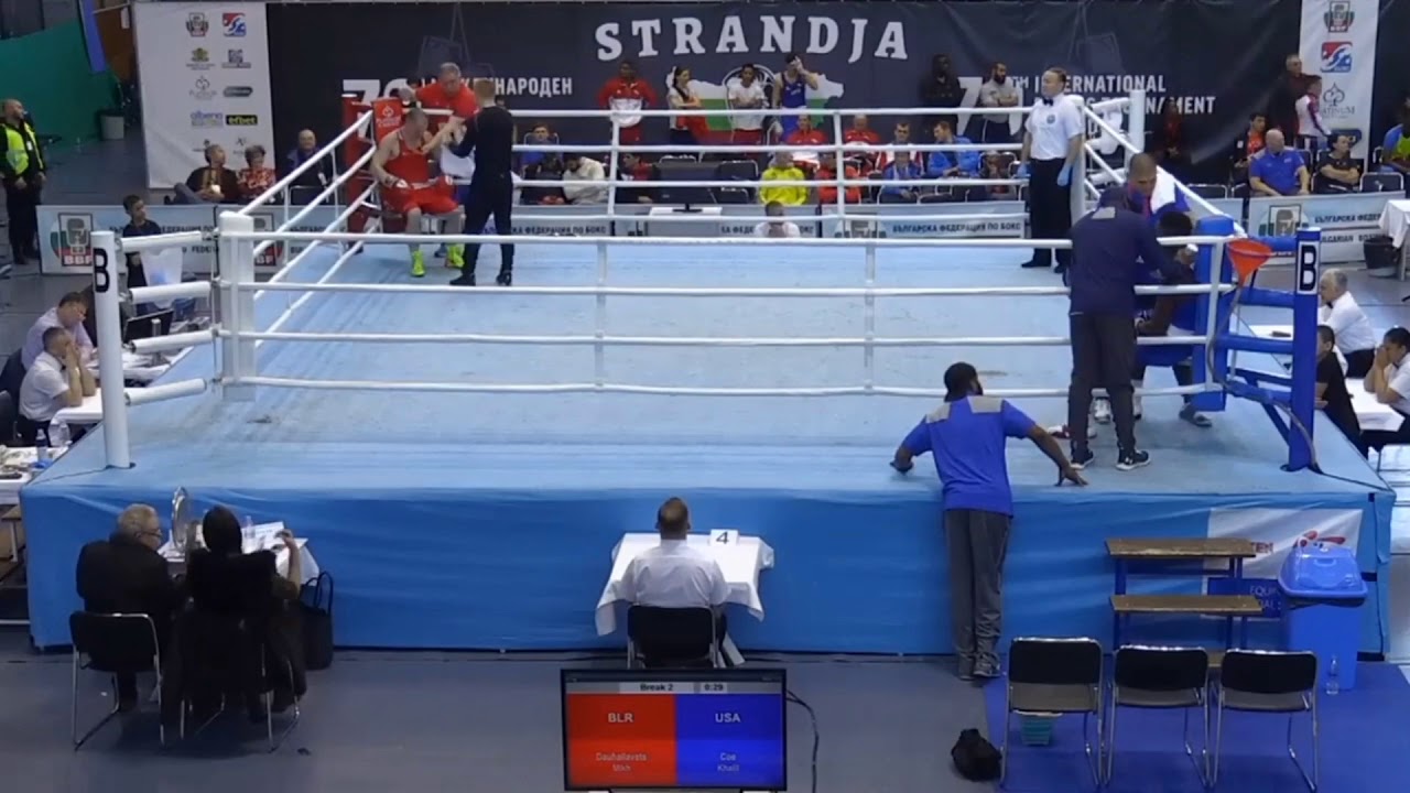 81kg Dauhaliavets Mikh (BLR) vs Khalil Coe (USA) Strandja 70th ...