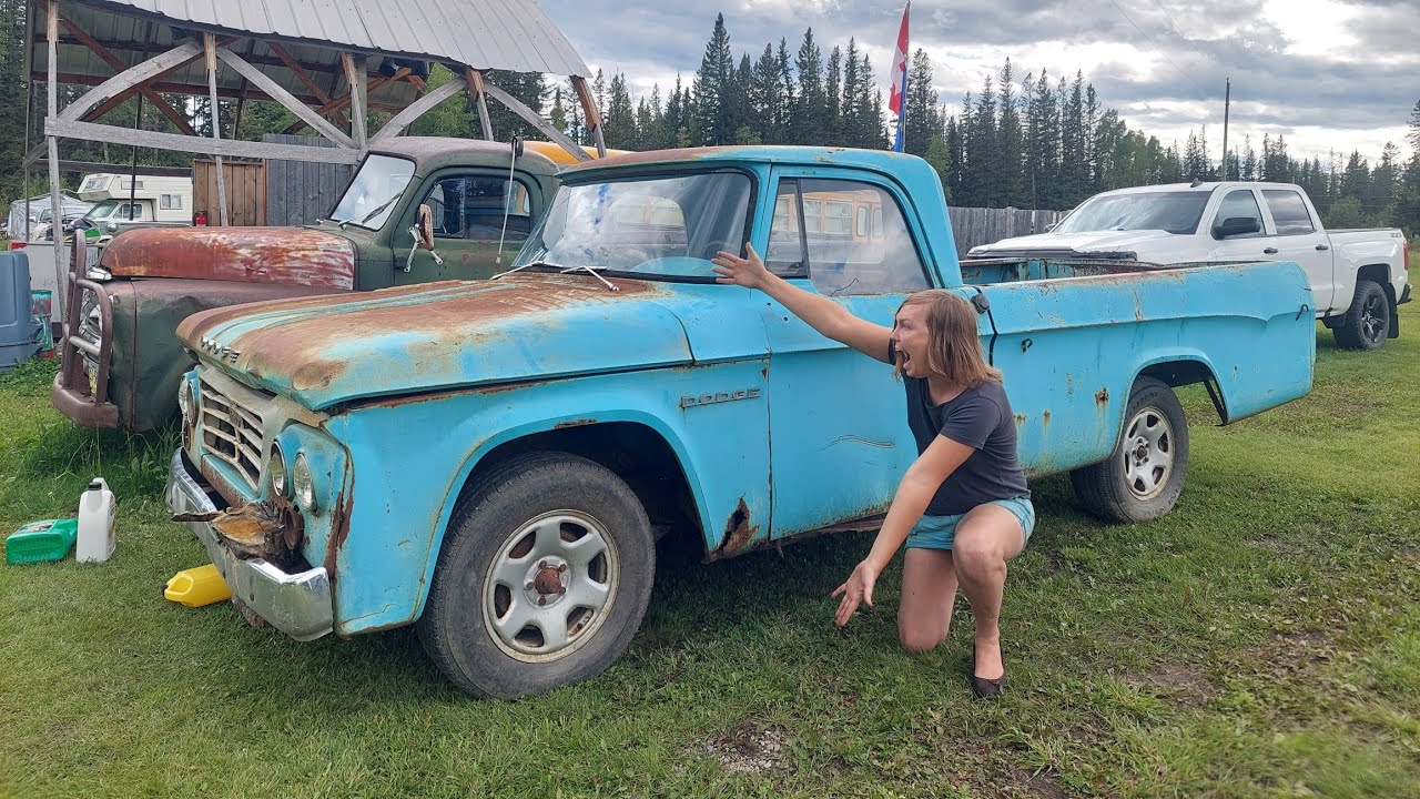 65 Dodge D100 sat for 30+ years and had a great failure when attempting ...