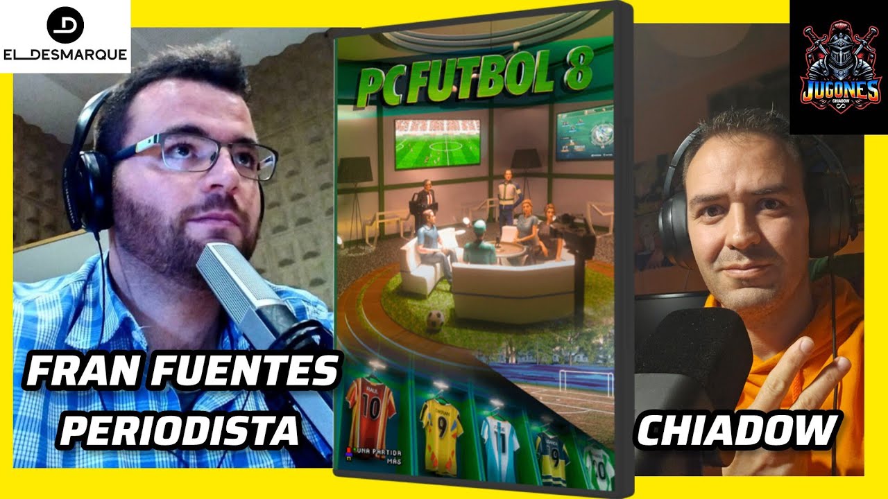 PC FÚTBOL 8 Entrevista a Fran Fuentes Periodista de El Desmarque - YouTube