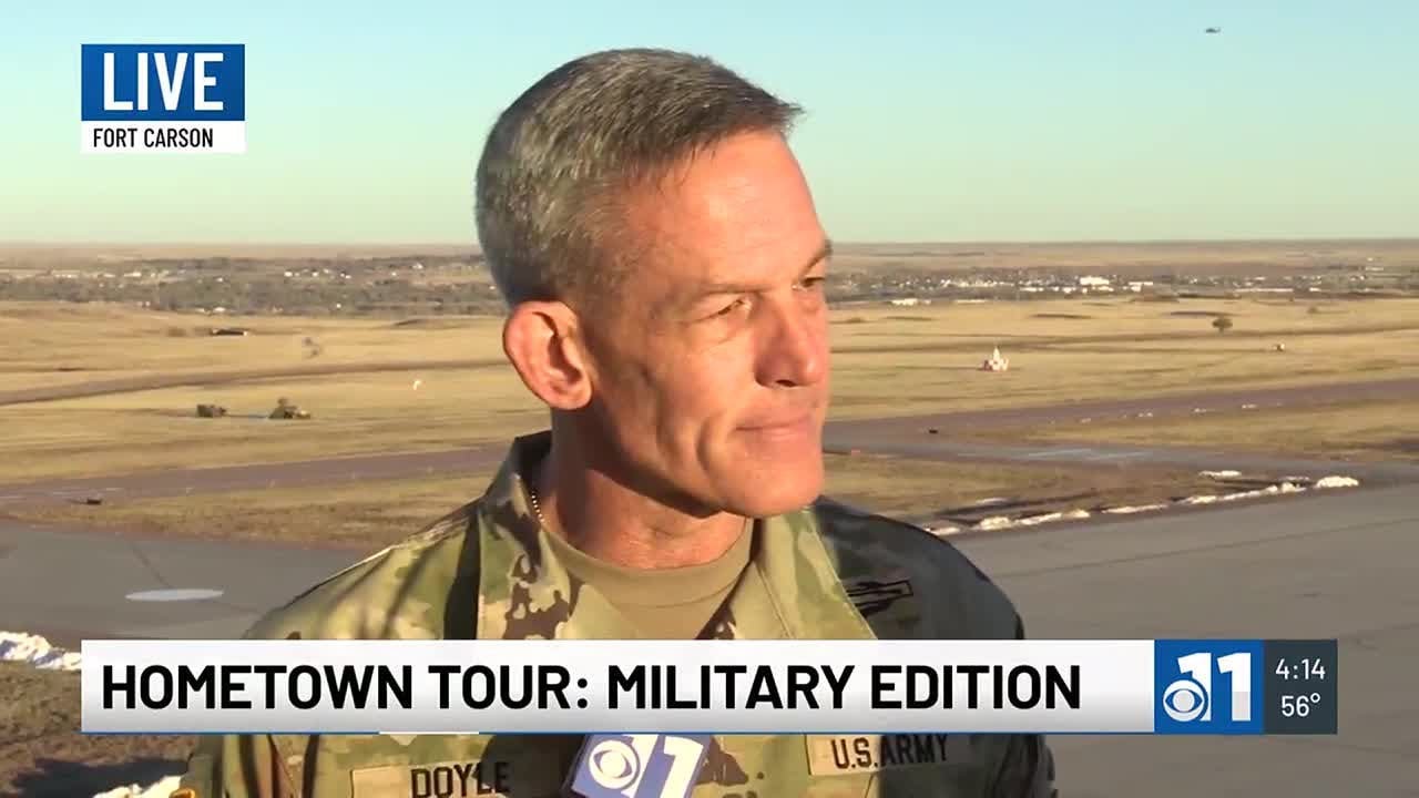 Fort Carson 4th Infantry Division Maj. Gen. David Doyle speaks with KKTV 11 News - YouTube