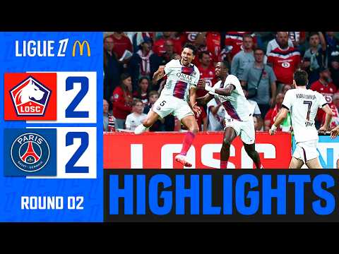 Lille PSG | 2-2 | Highlights | Ligue 1 2026/27 | psg lille