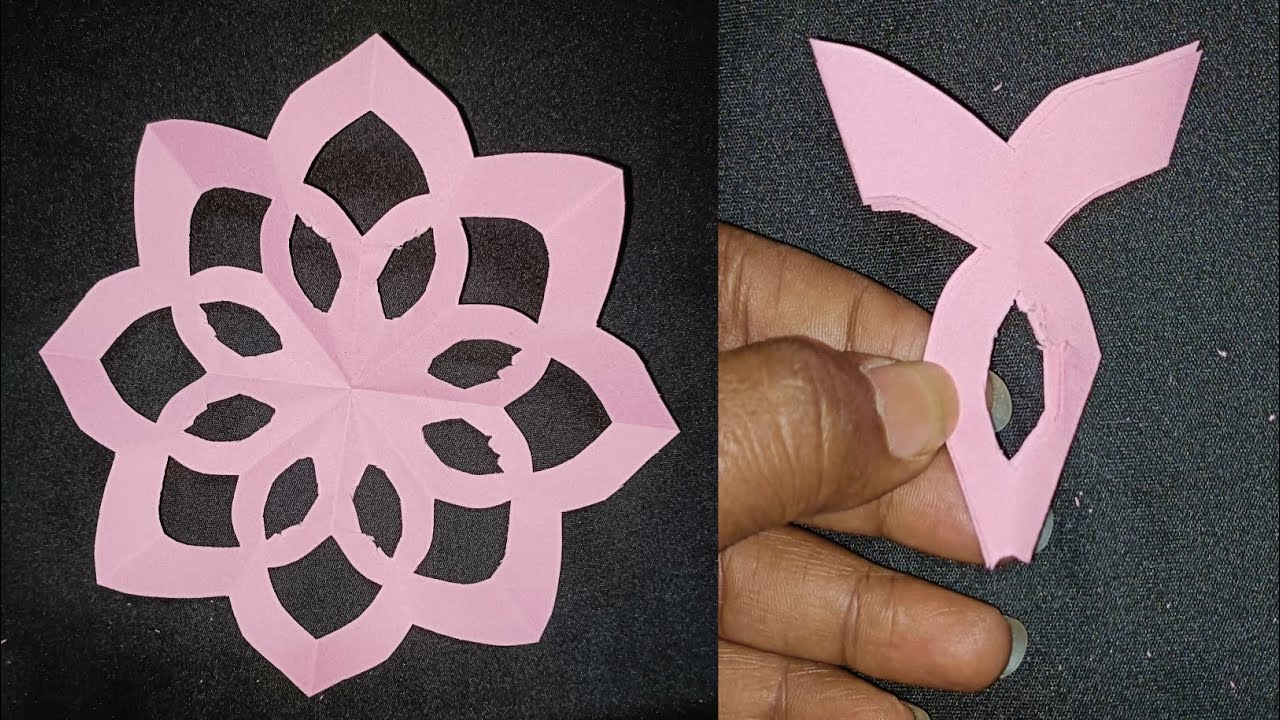 Beautiful paper cutting /design paper craft 🤩😍 ️[paper cut] - YouTube