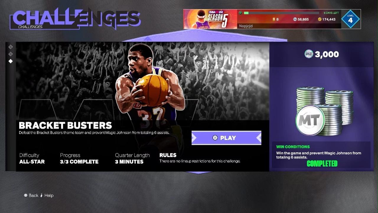 NBA 2K24 Bracket Busters MyTEAM Spotlight Challenge - YouTube