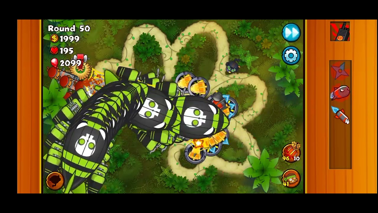 round 50 in bloons monkey city - YouTube