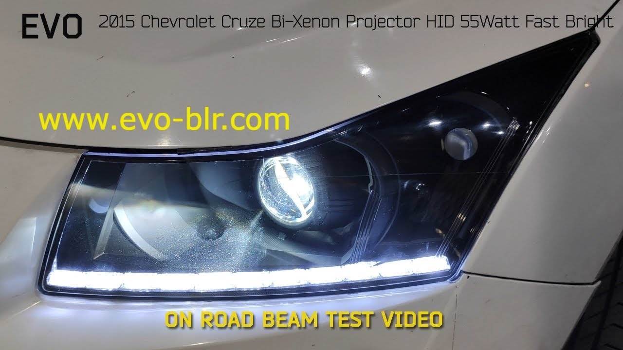 EVO Visibility : 2015 Chevrolet Cruze Projectors lights Bi-Xenon ...