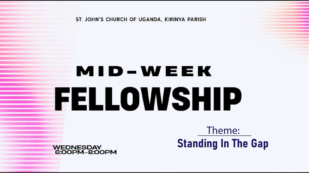 Standing In The Gap I Mid-Week Fellowship/ Service I 07/01/2026 - YouTube