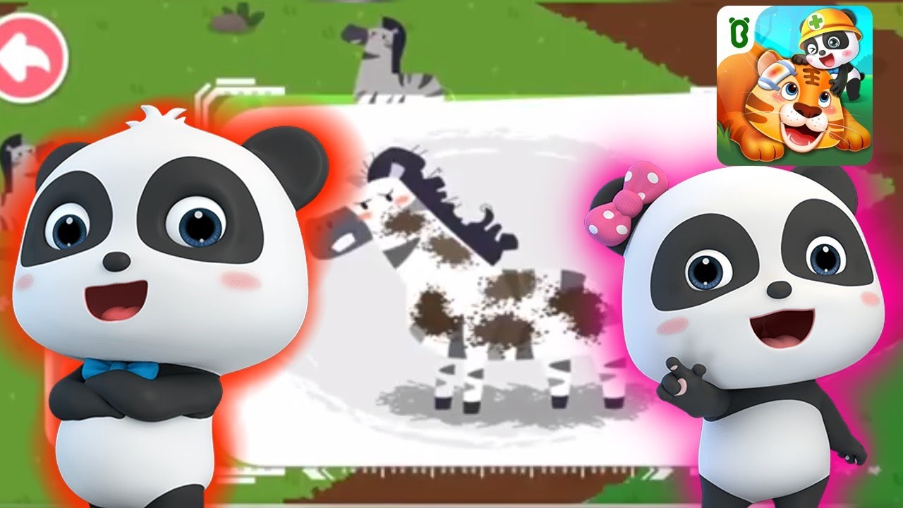 👉💙🐼Baby Panda:Care for animals🌸#5| Rescue and Look after Sick Animals ...