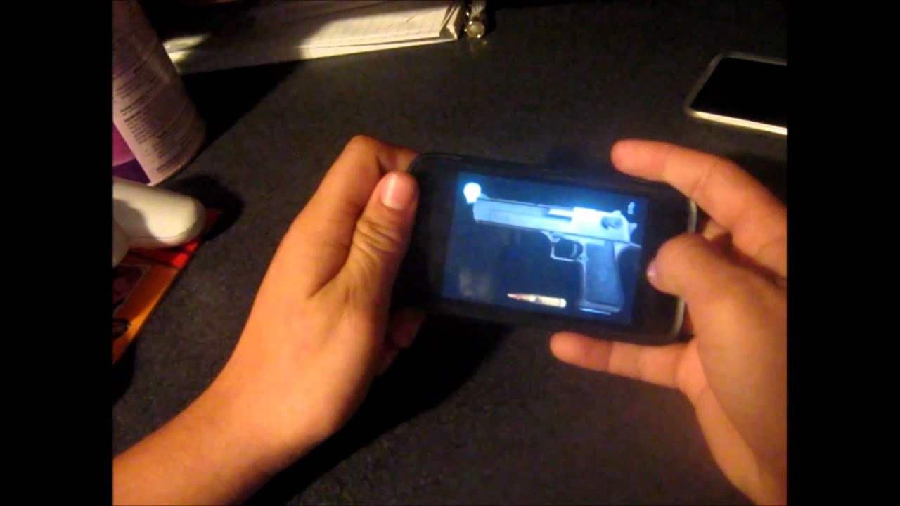 ipod touch/iphone app review on i gun - YouTube