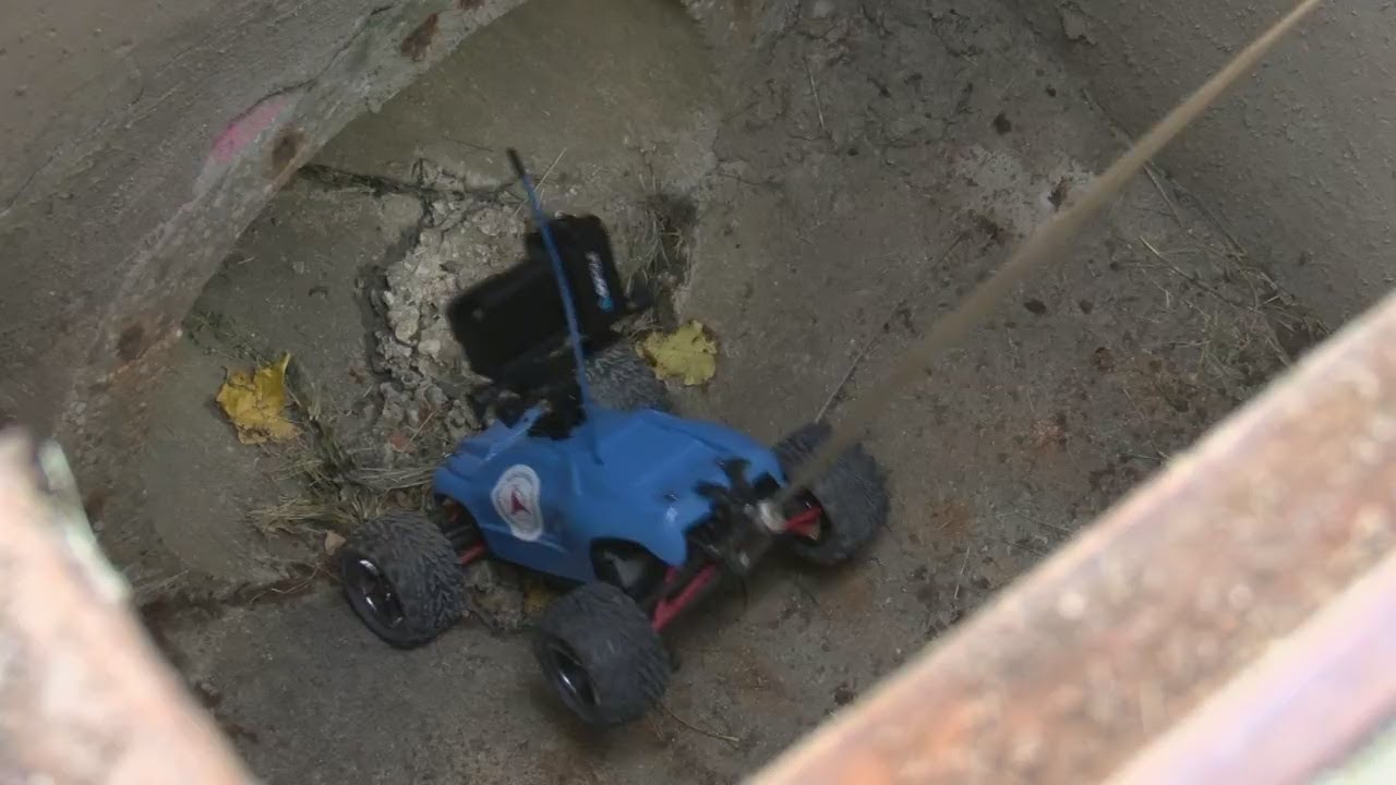 New culvert inspection vehicle unveiled in Howard - YouTube