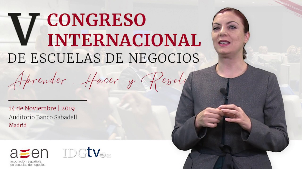 Entrevista Francisca Morán - V Congreso Escuelas de Negocios - YouTube