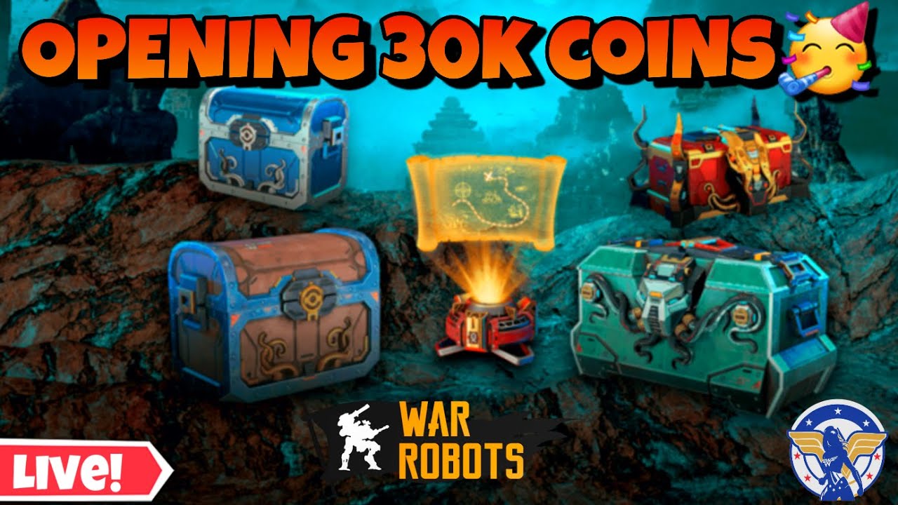 OPENING 30.000 COINS WAR ROBOTS EN VIVO - YouTube