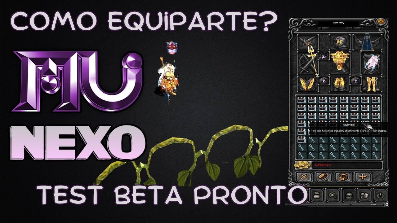 Como equiparte en el proximo TEST BETA de mu online season 6 slow ...