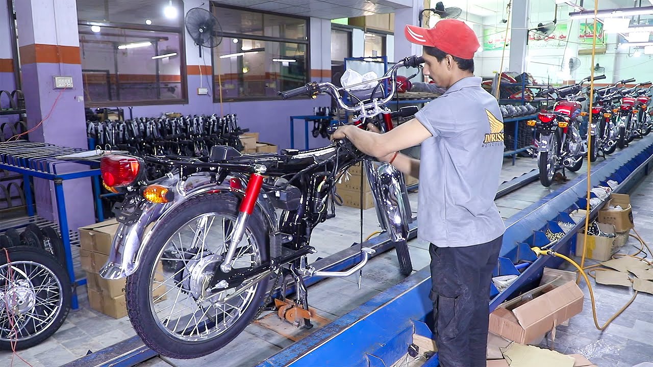 How 70cc Impress Motorcycles are Made - YouTube