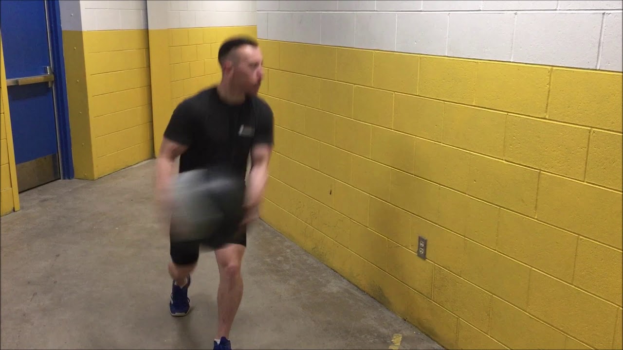 MB Split Stance Side Toss - YouTube